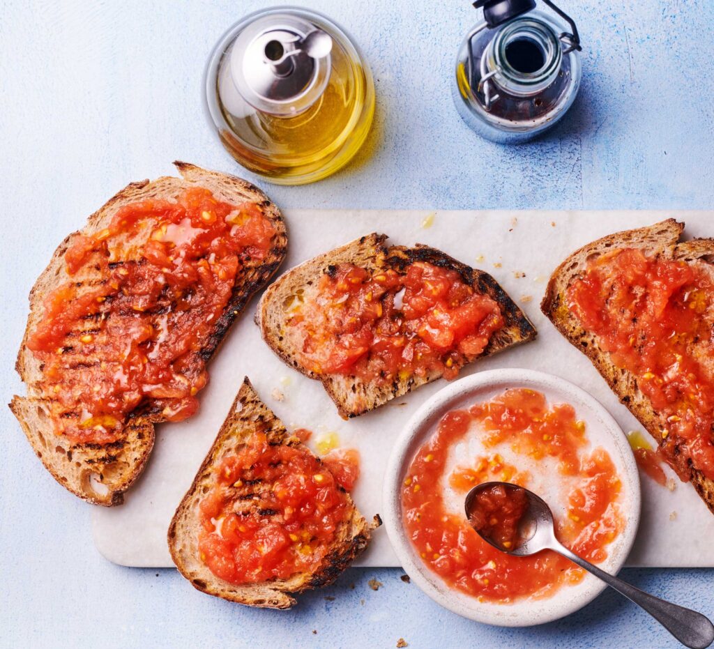 Classic Spanish Pan con Tomate (Tomato Bread) - Julia's Recipe