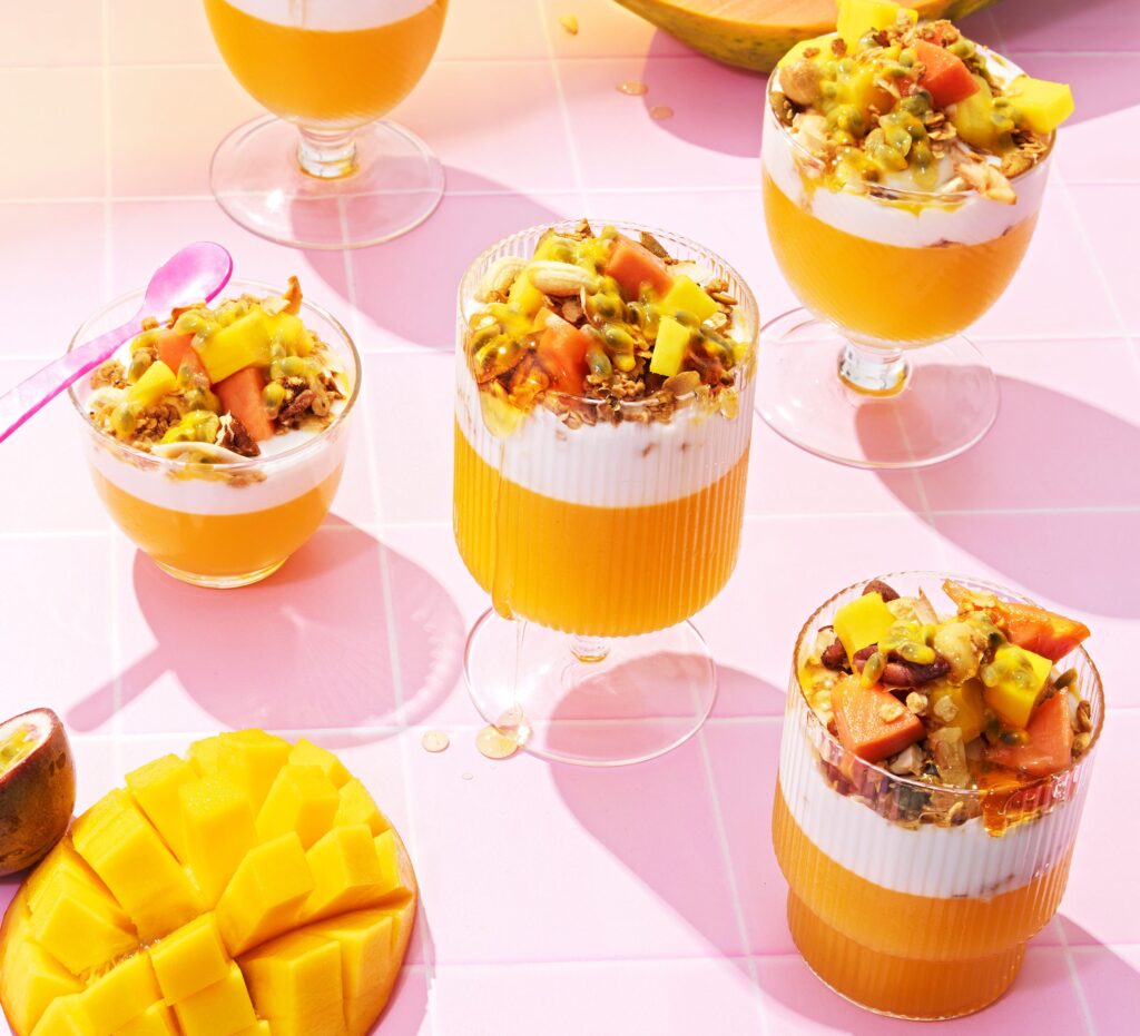 Sunrise Granola & Berry Breakfast Trifles - Julia's Recipe